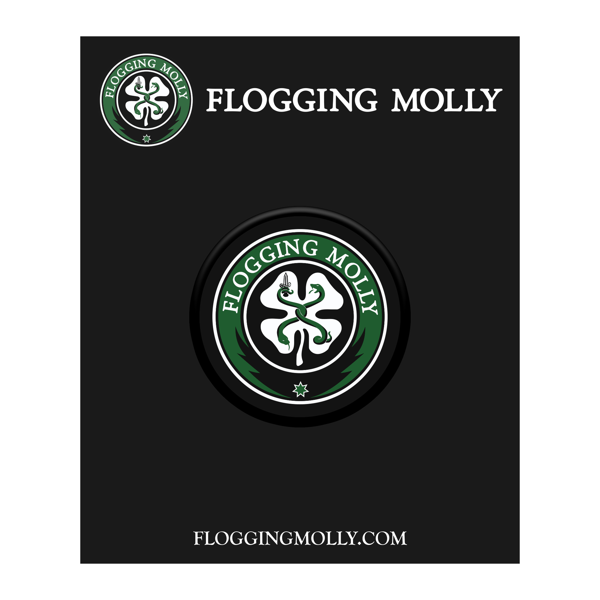 Flogging Molly - Embroidered Logo Patch – shopenemy.co.uk